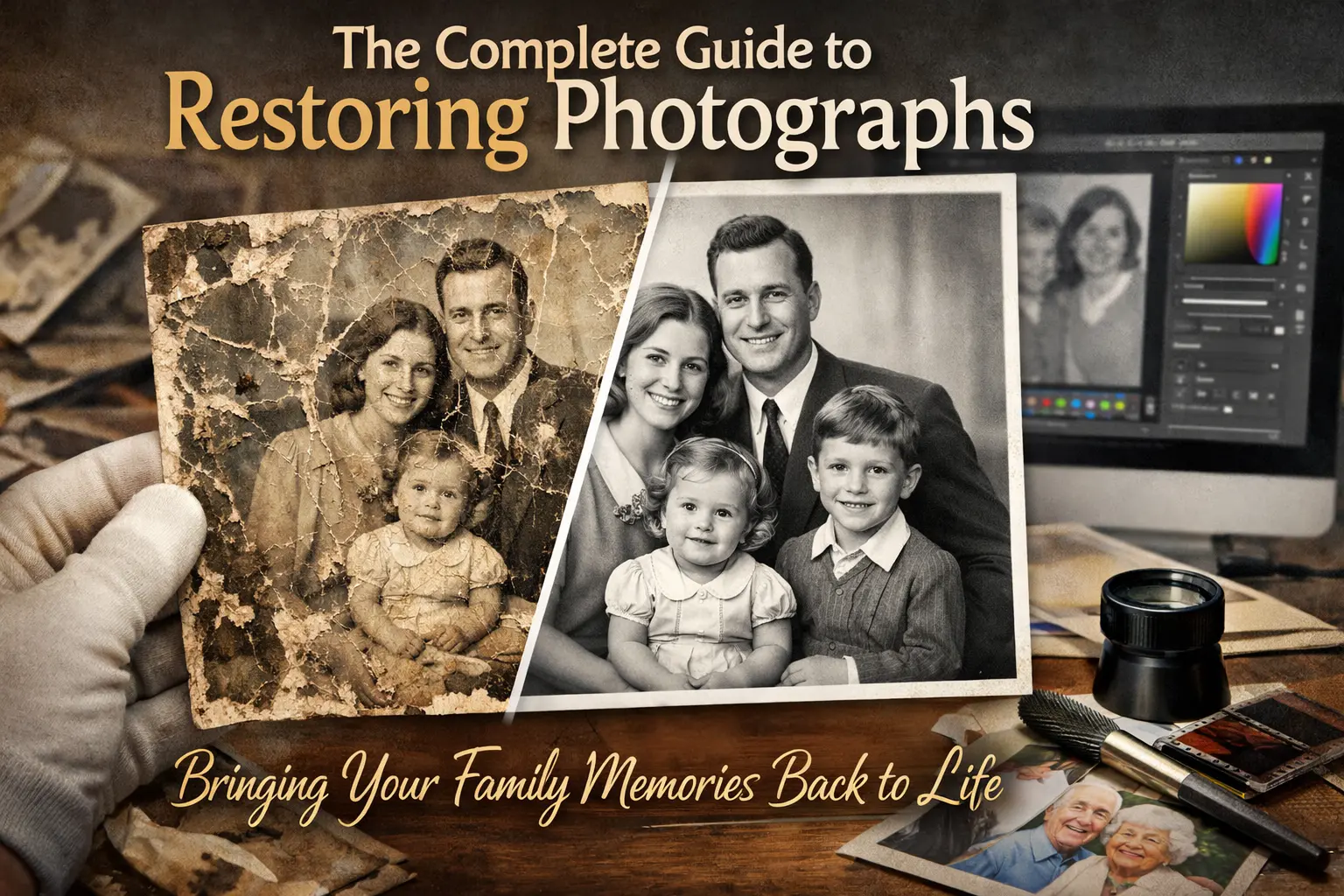 The Complete Guide to Restoring Photographs: Bringing Your Family ...